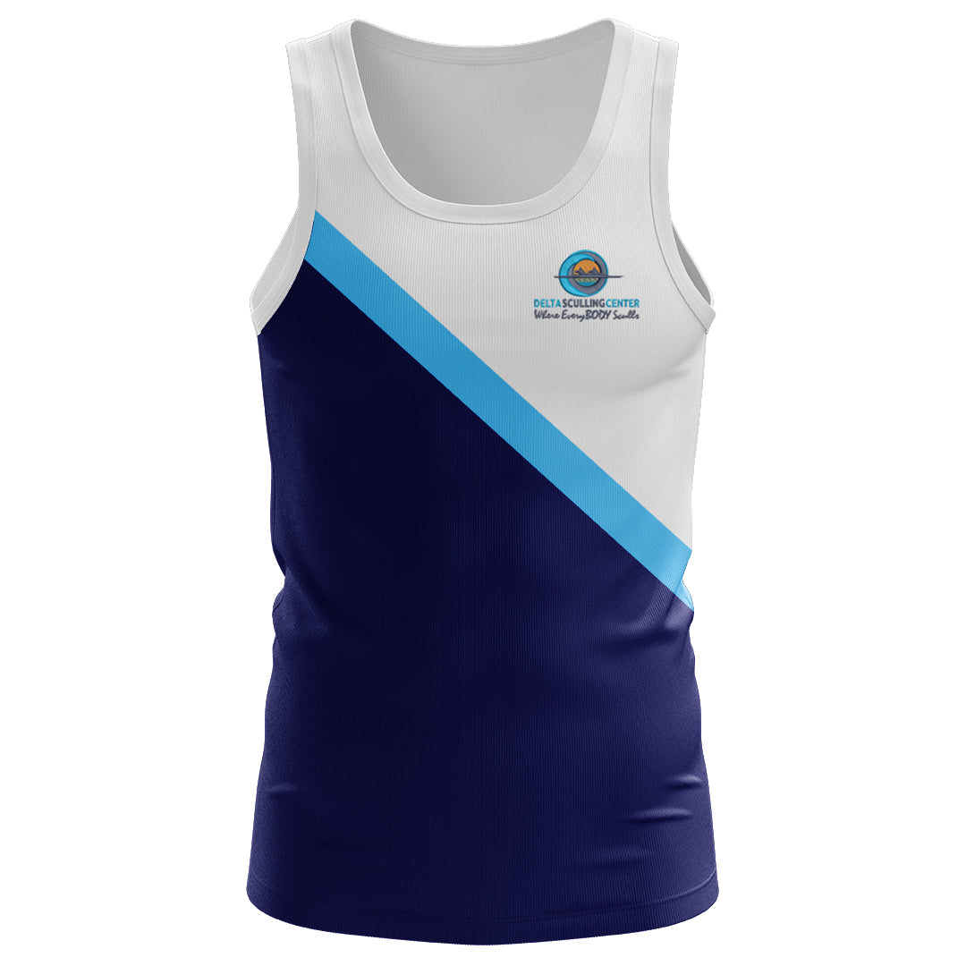 Delta Sculling Center Men's Traditional Dryflex Spandex Tank ...