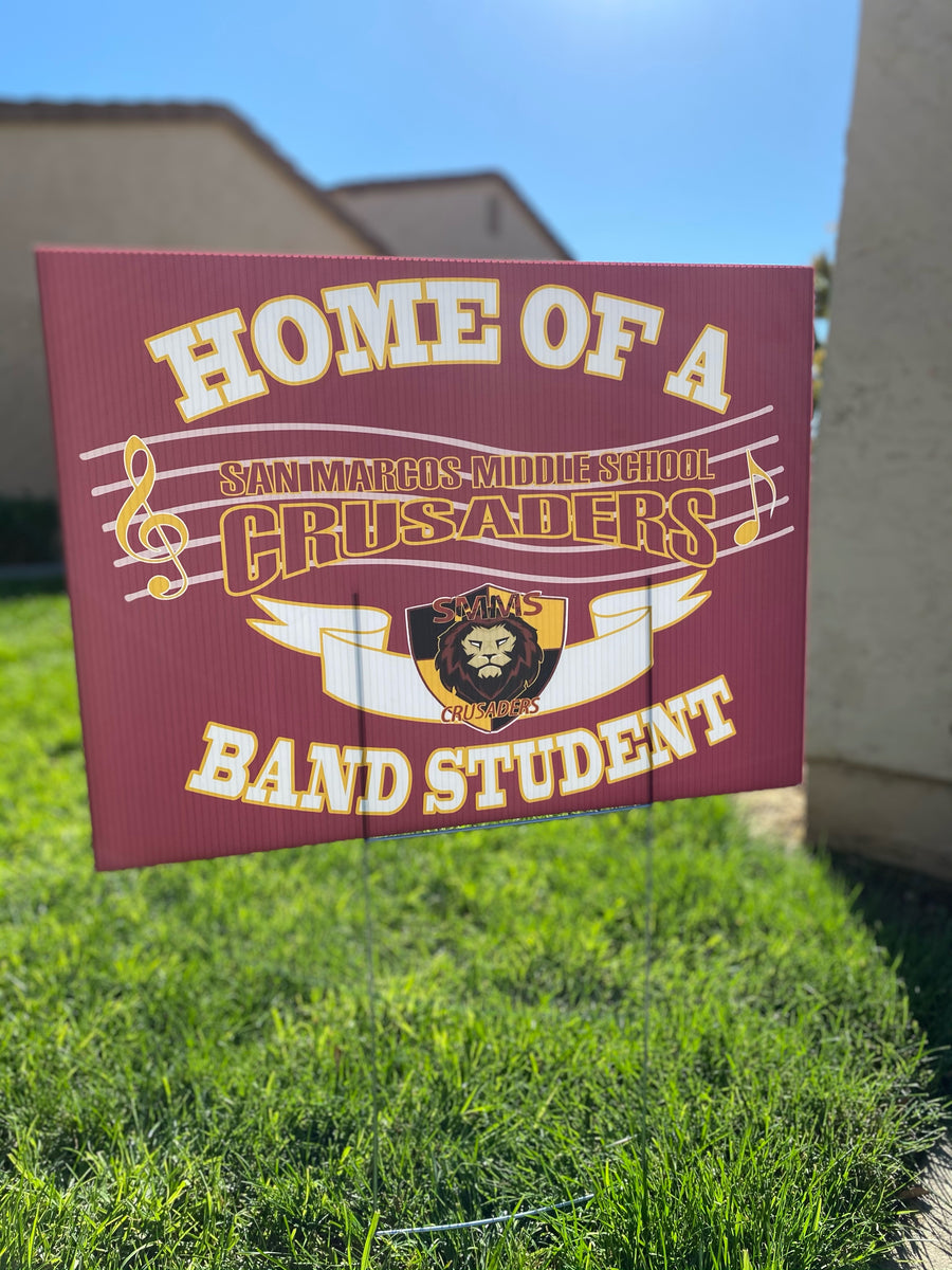 SMMS Band Yard Sign – SewSporty - Team Athletic Gear & Rowing Apparel