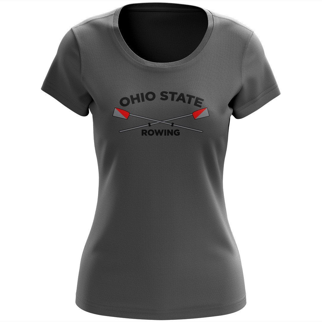 100% Cotton Ohio State Rowing Women's Team Spirit T-Shirt – SewSporty ...